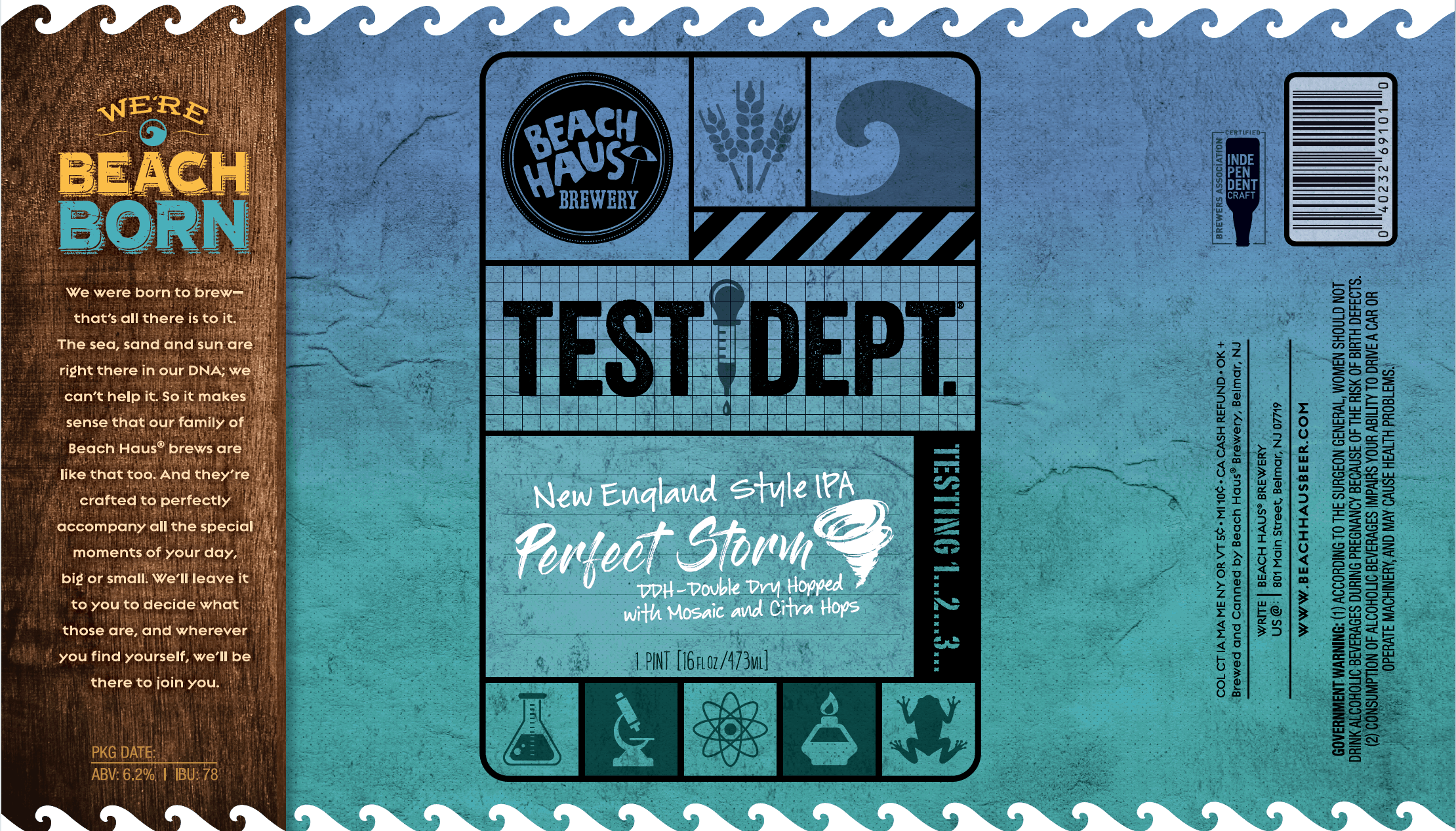 Can and Taproom Release of Test Dept.™ Perfect Storm DDH NEIPA | NJCB ...