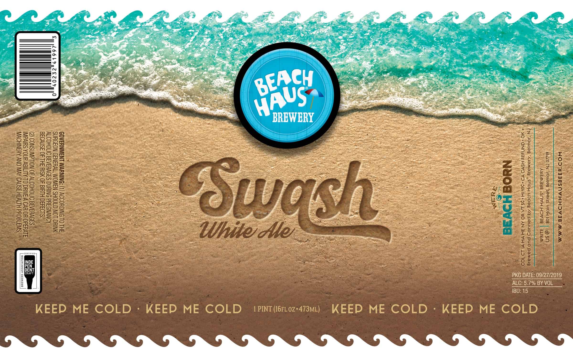 Can & Taproom release of Swash White Ale at Beach Haus | NJCB | Your ...
