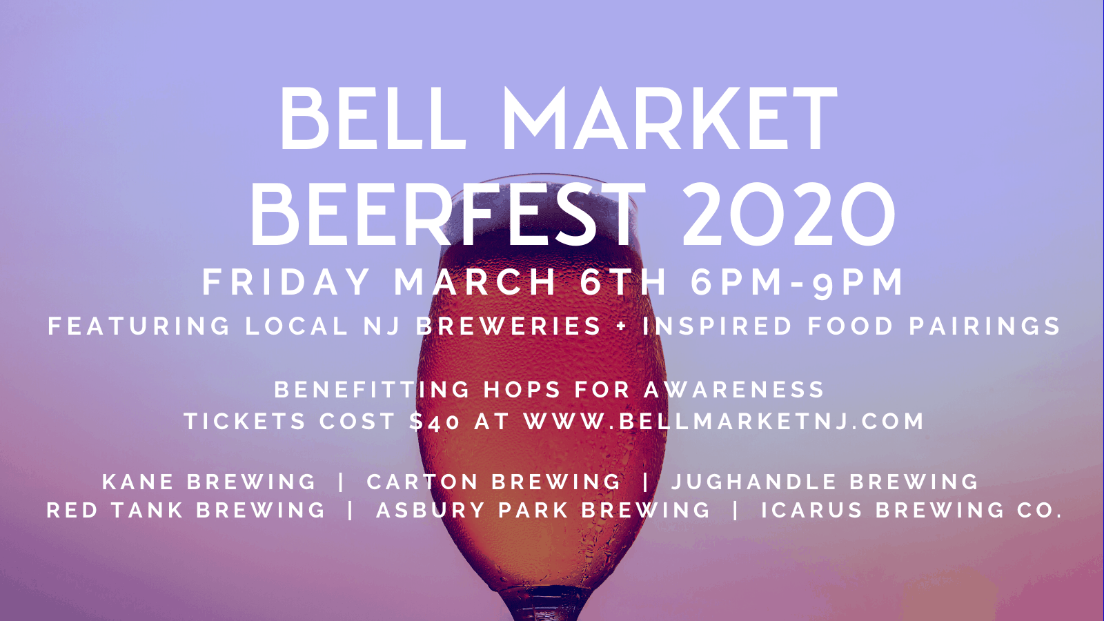 BELL MARKET BEERFEST 2020 | NJCB | Your resource for beer in New Jersey