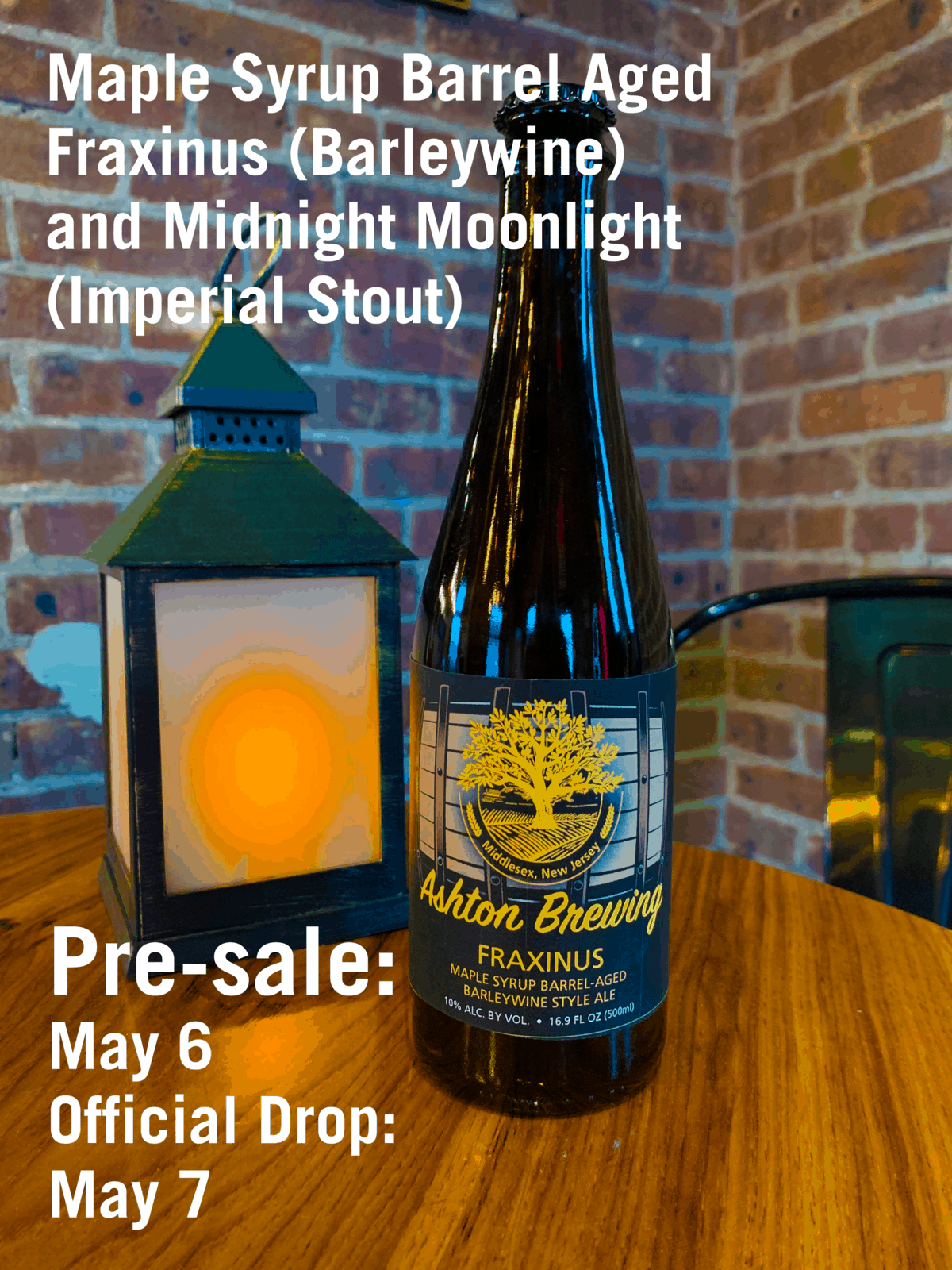 Maple Syrup Barrel Aged Bottle Drop Presale | NJCB | Your resource for ...