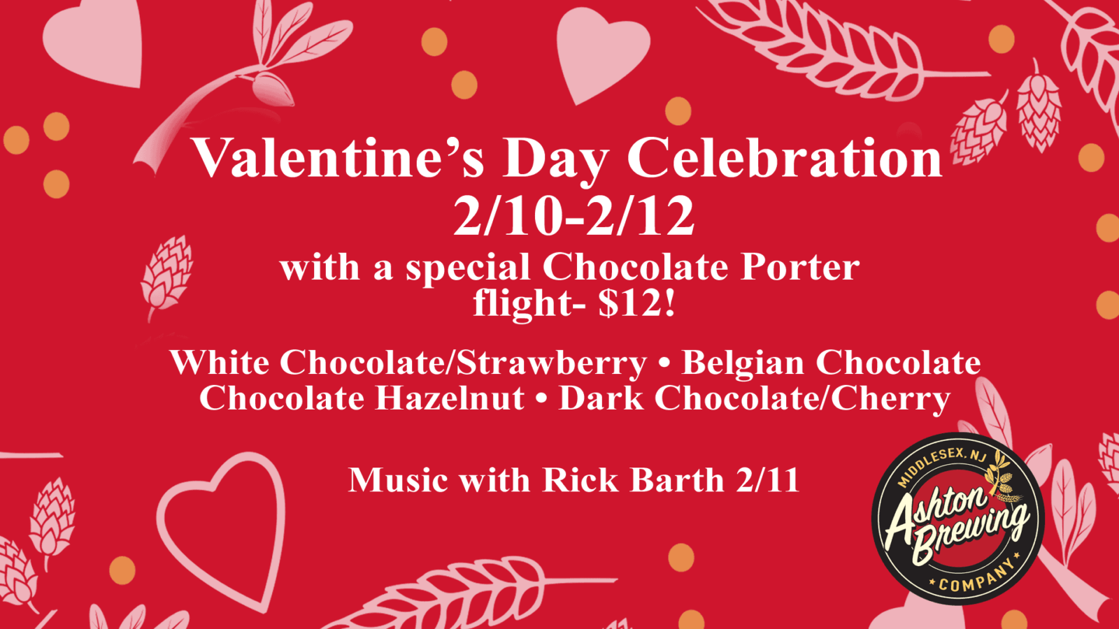 Valentine's Day Celebration | NJCB | Your resource for beer in New Jersey