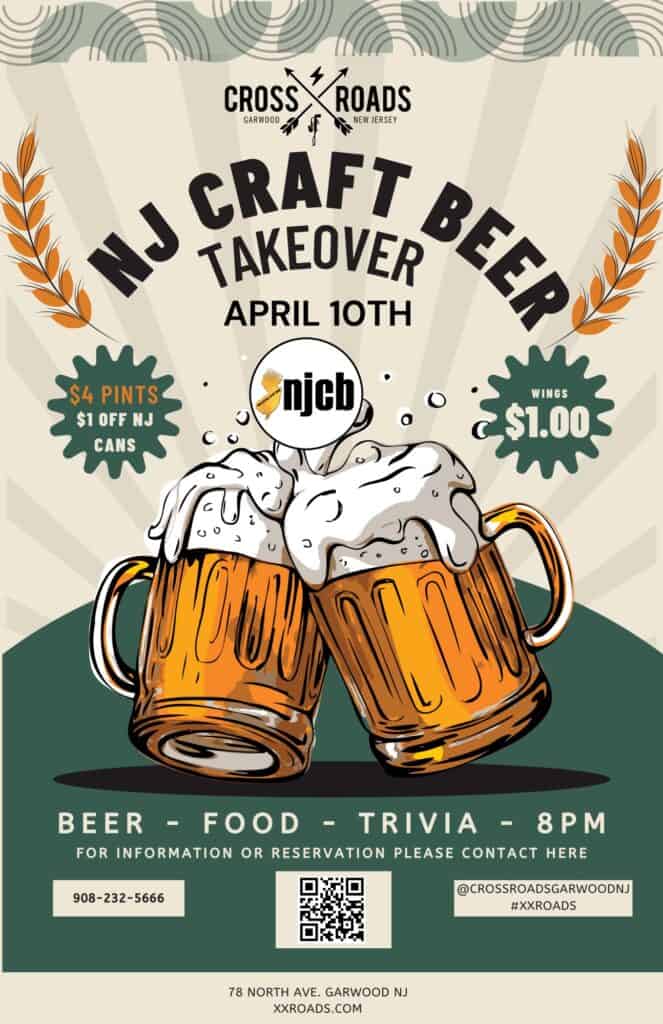 NJCB Night at Crossroads | NJCB | Your resource for beer in New Jersey