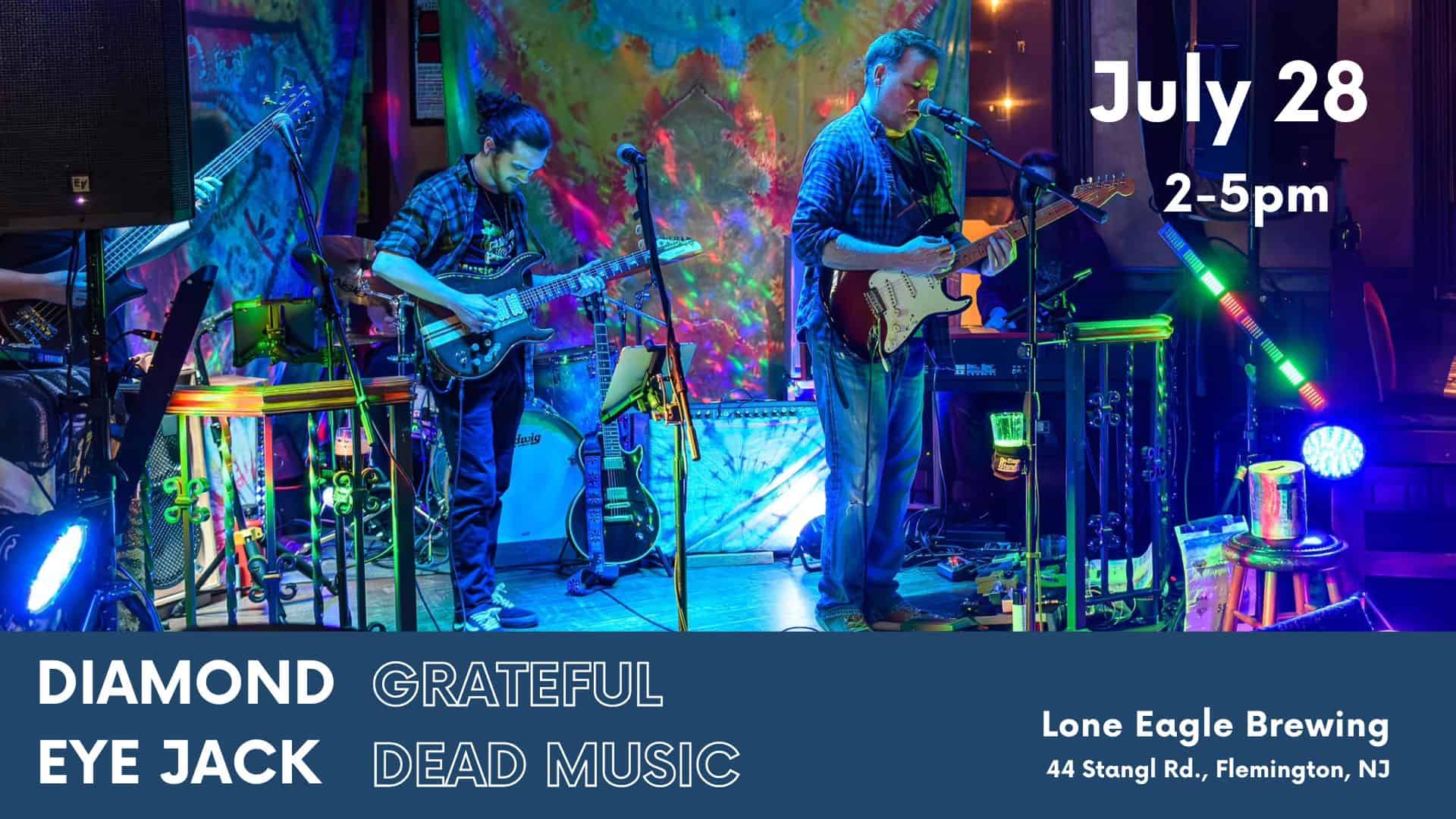 Live Grateful Dead Band - Diamond Eye Jack at Lone Eagle | NJCB | Your ...