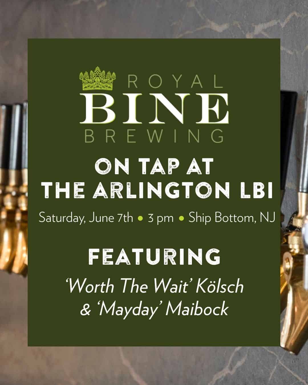 Royal Bine Brewing On Tap @ The Arlington LBI | NJCB | Your resource for beer in New Jersey