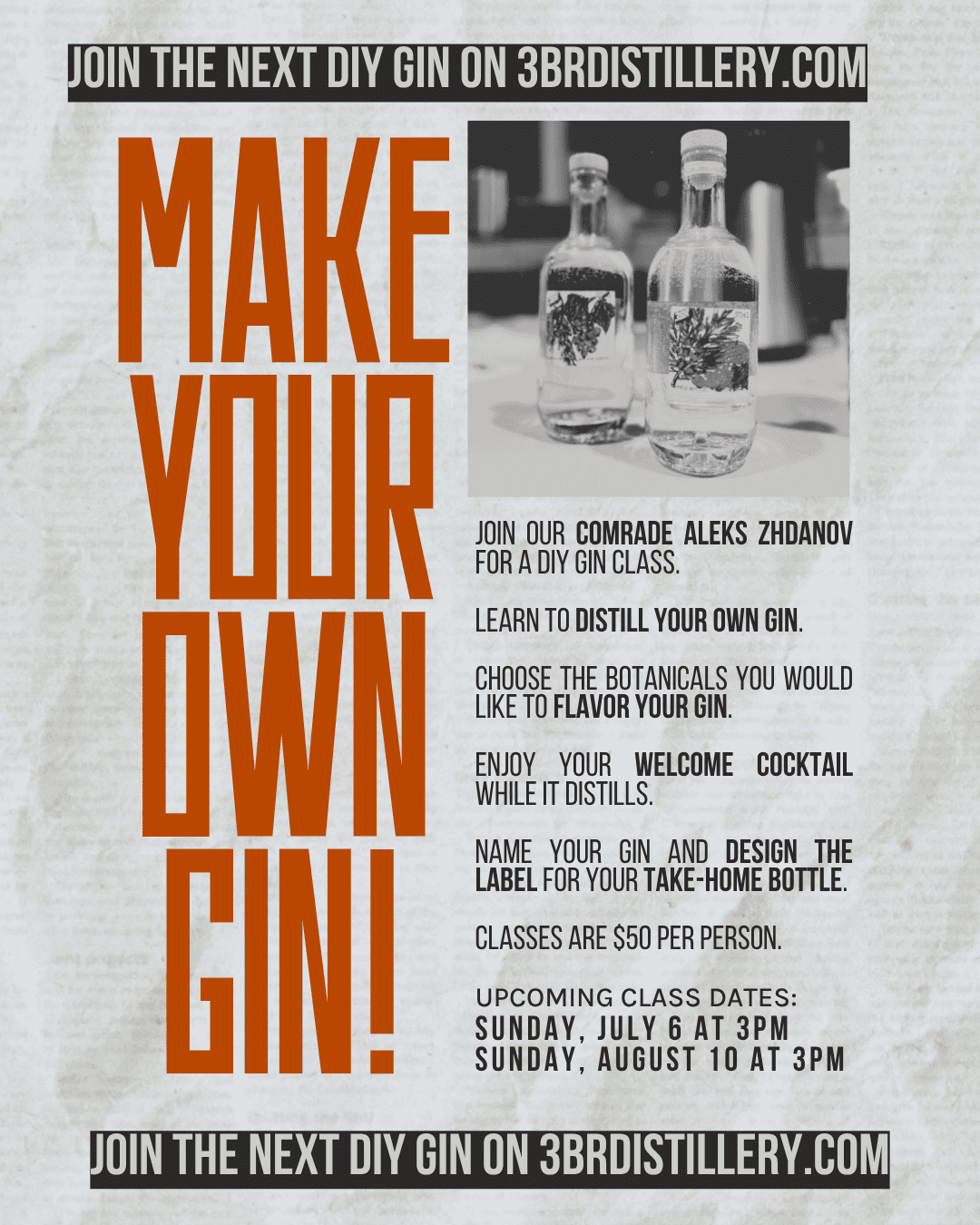 Make Your Own Gin at 3BR Distillery | NJCB | Your resource for beer in New Jersey