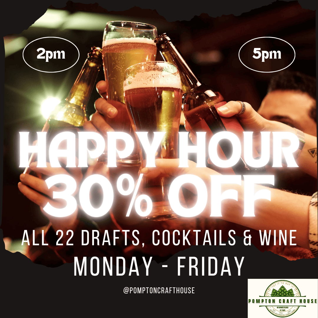 🎉🍹 HAPPY HOUR ALERT! 🍷🍺 | NJCB | Your resource for beer in New Jersey