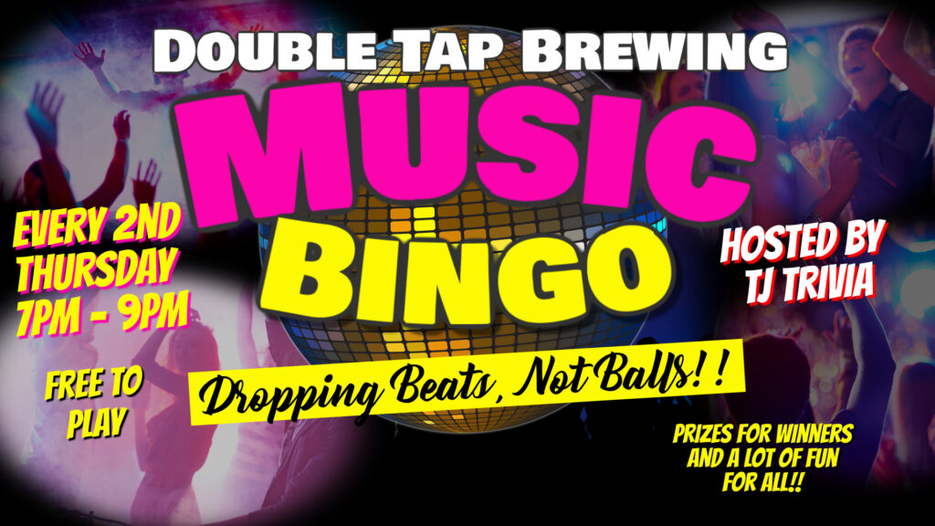 Music Bingo at Double Tap Brewing | NJCB | Your resource for beer in ...